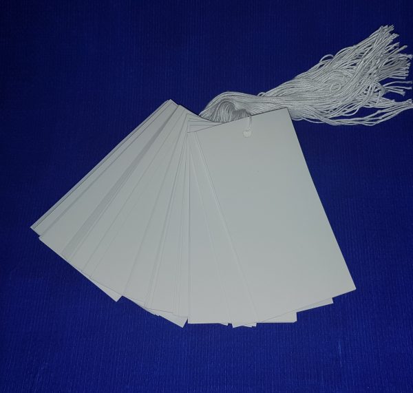 Manual Parts Tags with Ties - Spenic - Identification systems for metal ...