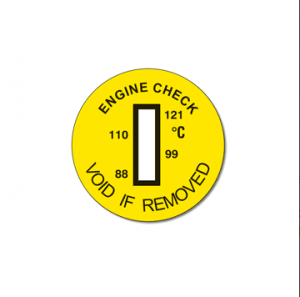 10 x Engine Check Labels - Parts Labelling Solutions
